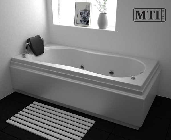 אמבטיה אקרילית מלבנית 170X80 סמ MTI-85 במחיר מנצח!|מרקו קרמיקה אונליין|MTI